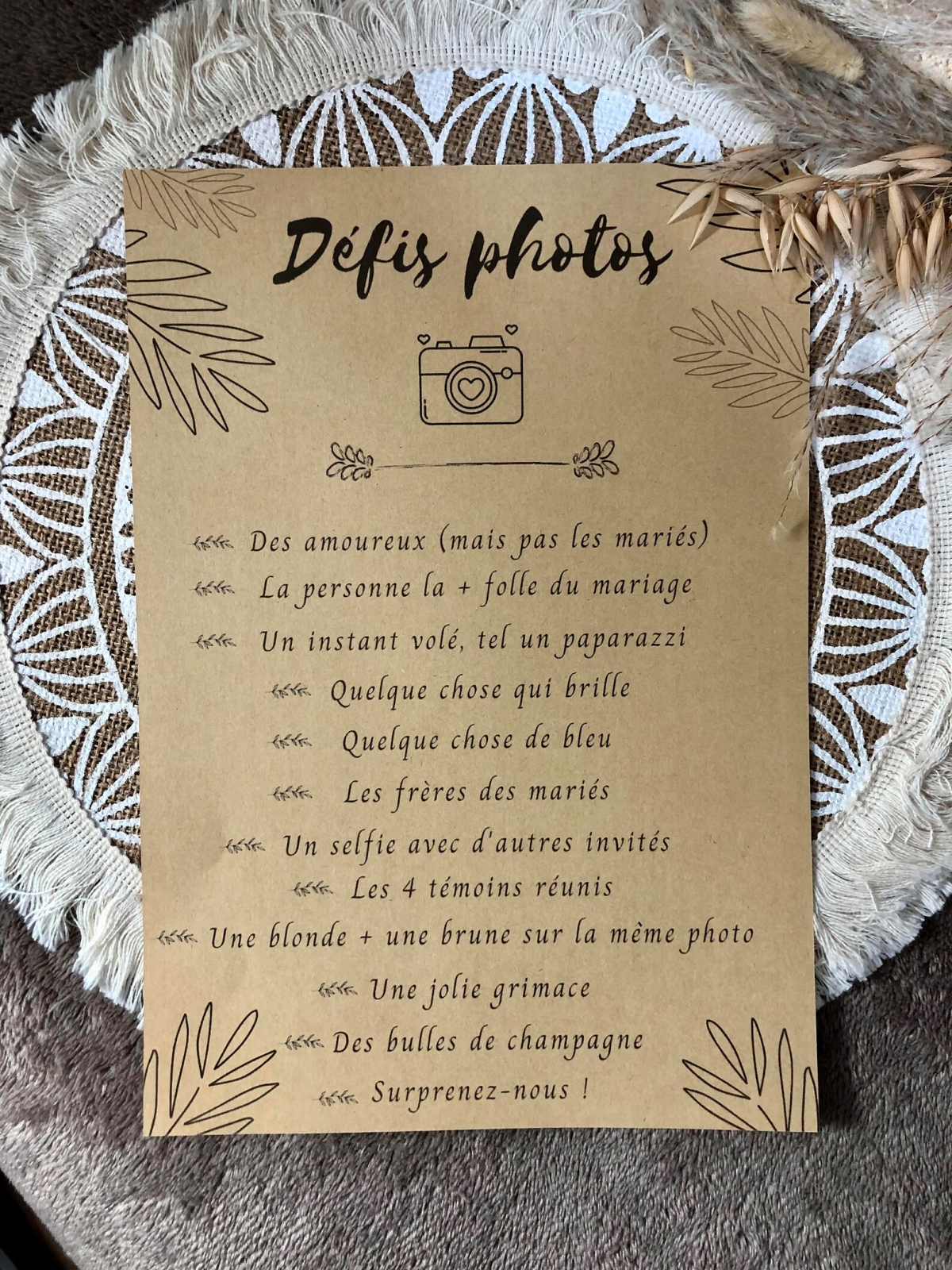 Le Défi Photo pour Vos Invités : Un Souvenir Unique de Votre Mariage